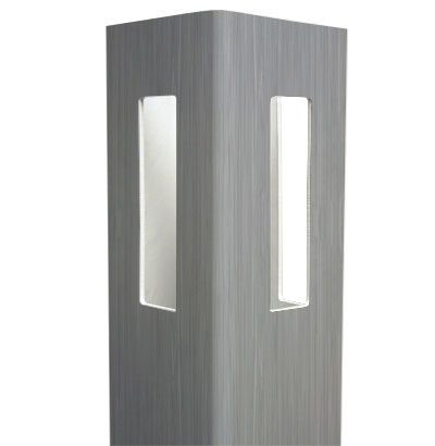 6' Tall Classic Privacy Wood Grain Gray Wood