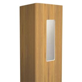 5"x5"x108" End Post Wood Grain Natural Wood
