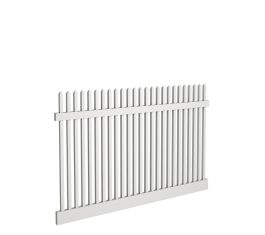 5' Tall x 96" Wide Straight Picket Panel Style 260 **Select Needed ...