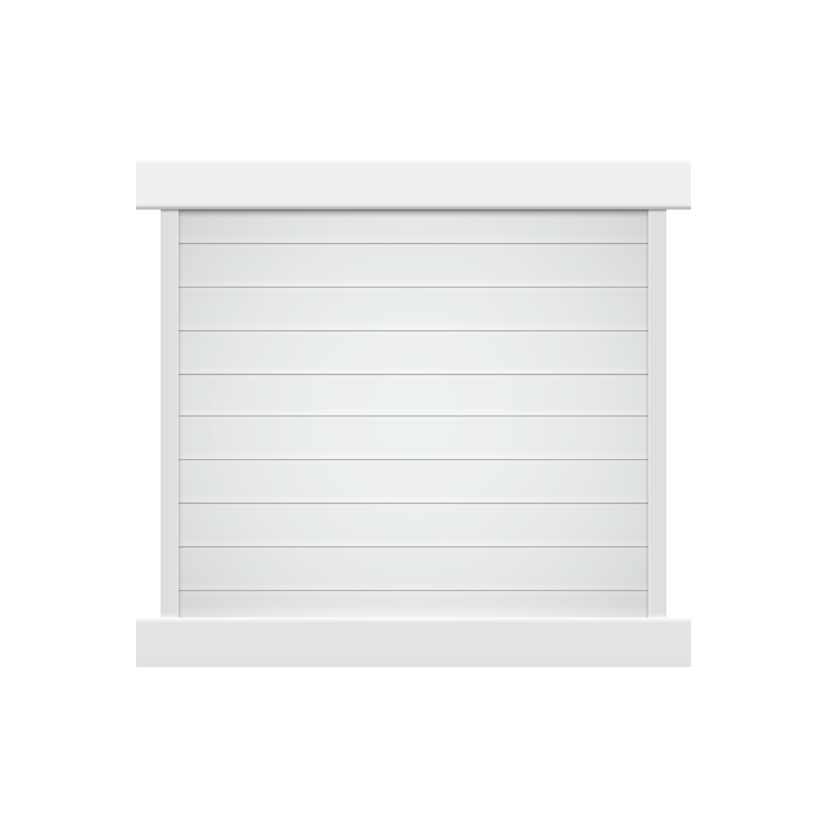 6 ft Tall Vinyl Horizontal Privacy Fence
