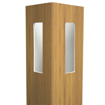 6' Tall Classic Privacy Wood Grain Natural Wood